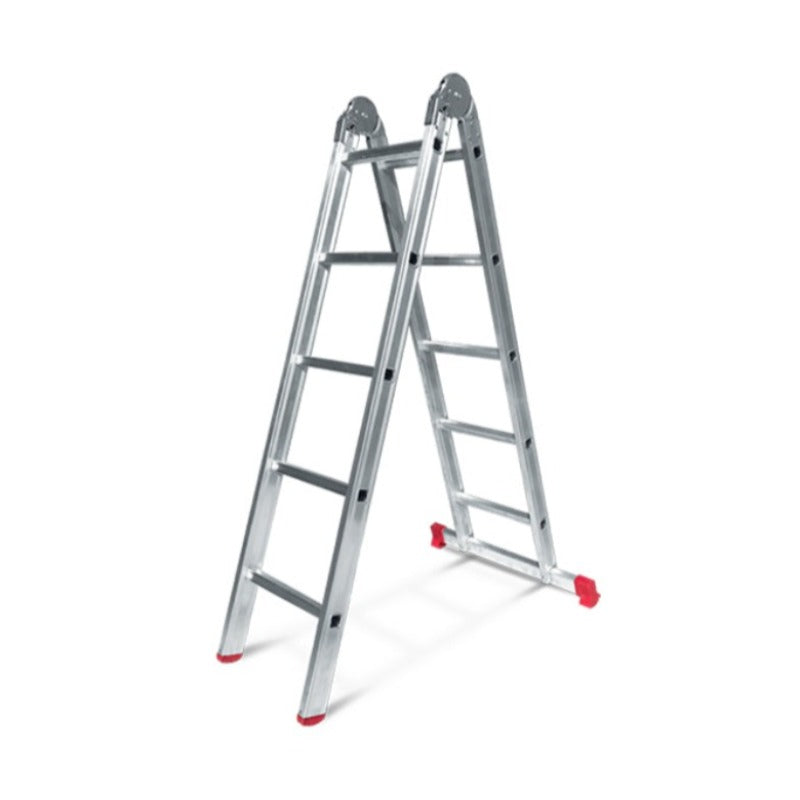 Aluminium Double Side Ladder With Hinge 10+10 - Standard by The Baity ...